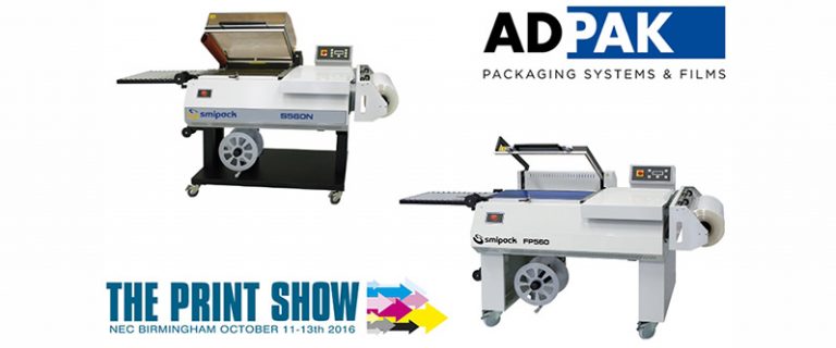Adpak to showcase compact packaging machines at The Print Show 2016